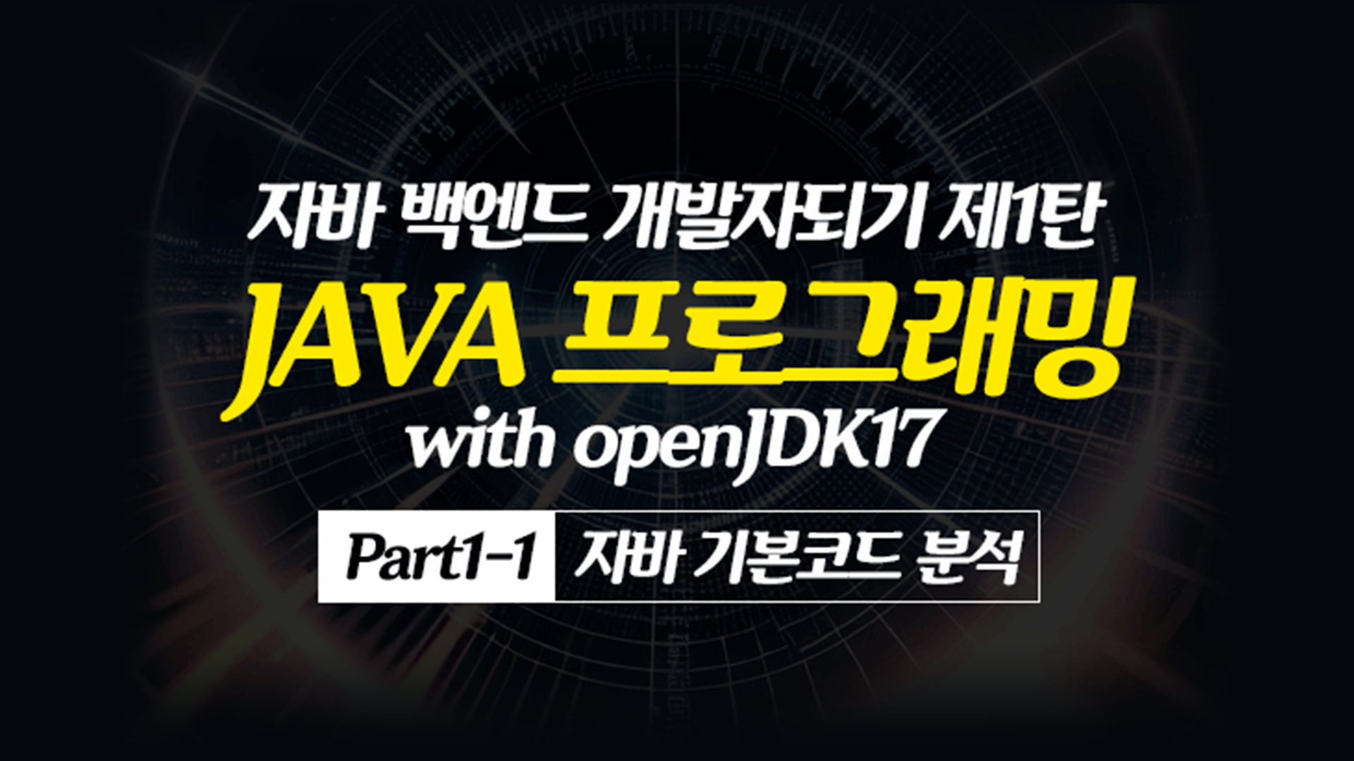 자바 백엔드 개발자되기 제1탄 Java 프로그래밍 With Openjdk17 Part1 1 자바 기본코드 분석 에어클래스